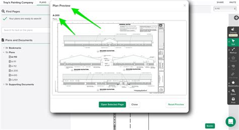 Automatic Plan Hyperlinking