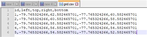 Importing Grid Layer From CSV In QGIS Geographic Information Systems Stack Exchange