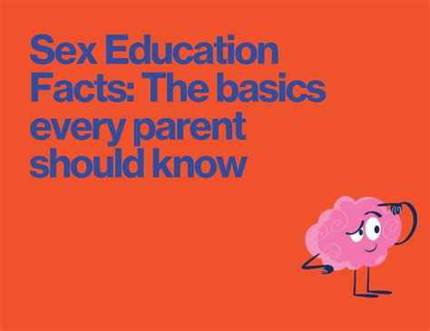 Sex Education Facts The Basics Every Parent Should Know Sex Educator Sex Ed Rescue