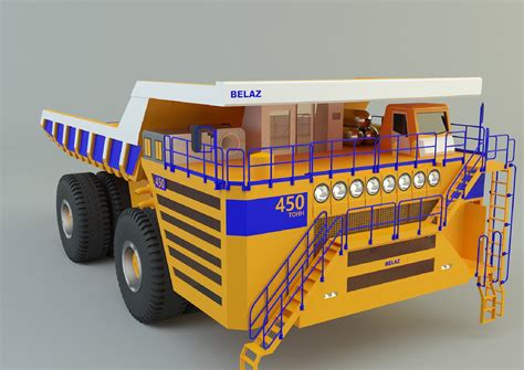 Belaz 75710 Dump Truck 3d Model Turbosquid 1964124
