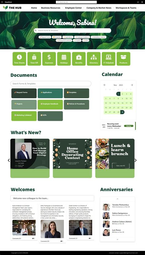 7 Stunning Sharepoint Design Ideas To Inspire You In 2025 — Origami