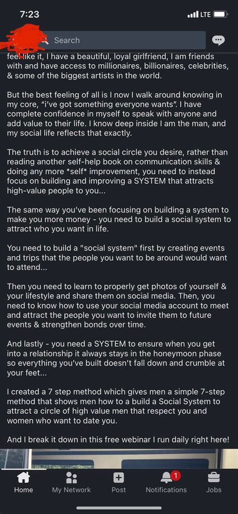 “i created a 7 step method which gives men a simple 7 step method that