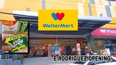 Waltermart E Rodriguez Grand Opening Clip Youtube