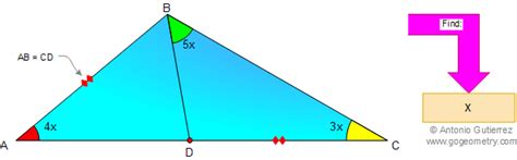 Problem Solutions Problem 13 Triangle Angles Congruence Cevian