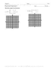 Graphing Piecewise Functions Sketching The Graphs Of Piecewise Course Hero