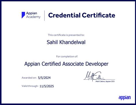 Sahil Khandelwal On Linkedin Appian Appiancertified Lowcodedevelopment Innovation