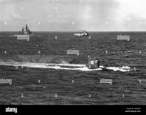 Uss Harry E Yarnell Dlg 17 And A Sh 3a Sea King Escort A Soviet