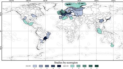 Distribution Of Functional Homogenization Research In Freshwater