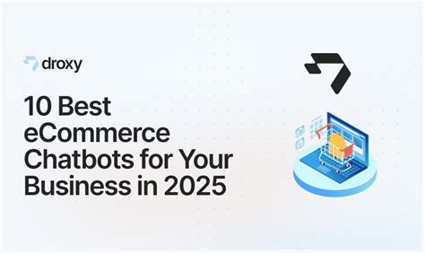 10 Best Ecommerce Chatbots For Your Business In 2025 Droxy Ai