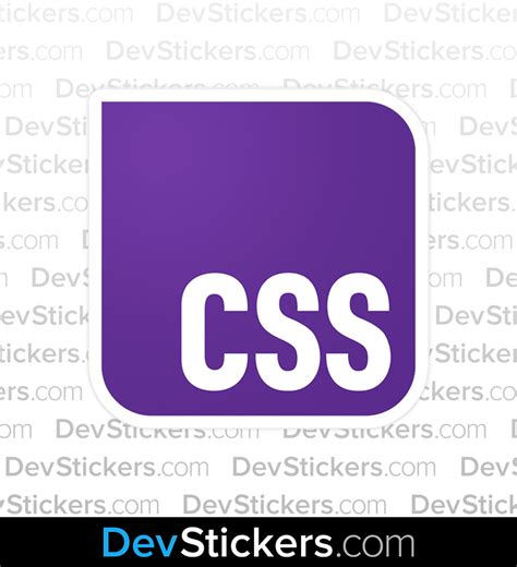 Css Logo Sticker Devstickers
