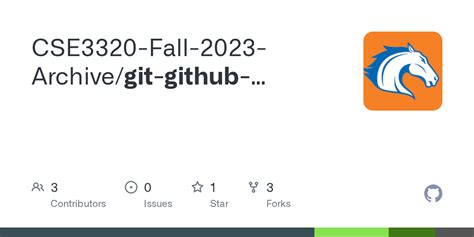 Github Cse3320 Fall 2023 Archivegit Github Fundamentals
