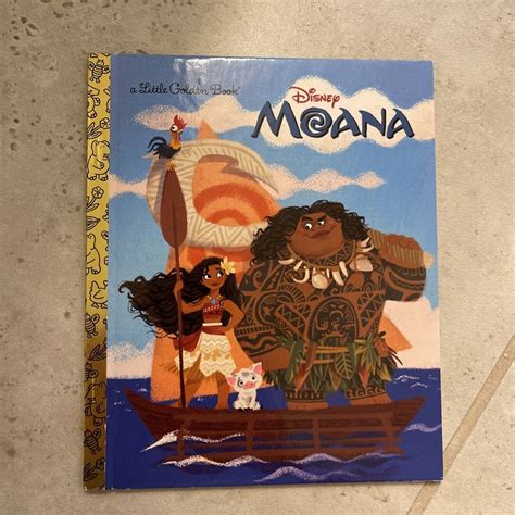 Moana Little Golden Book Disney Moana By Laura Hitchcock