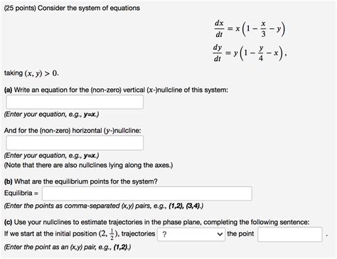 solved consider the system of equations