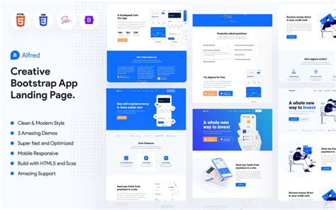 Alfred Startup App Showcase Technology And Software Website Template