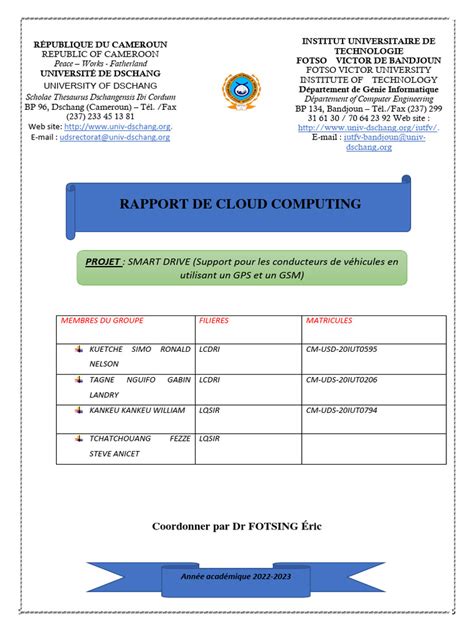 Rapport Cloud Computing Pdf