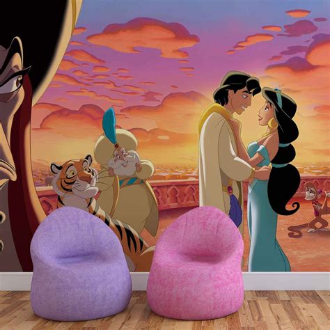 Carta Da Parati Principesse Disney Jasmine Aladdin Europostersit