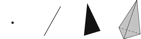 1 Example Of Geometric Simplices Download Scientific Diagram