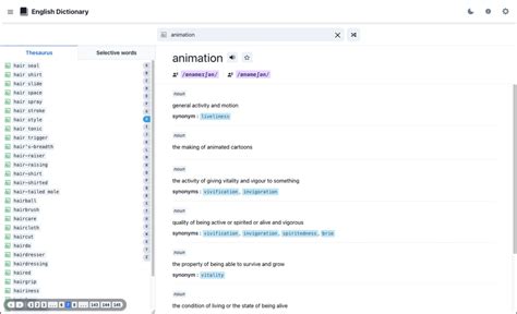 English Dictionary Web App Developed In Reactjs Made With