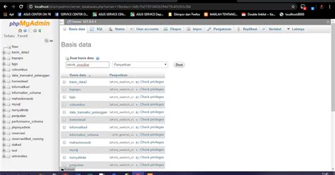 BASIS DATA MEMBUAT FORM LOGIN MENGGUNAKAN DATABASE PHP MYADMIN