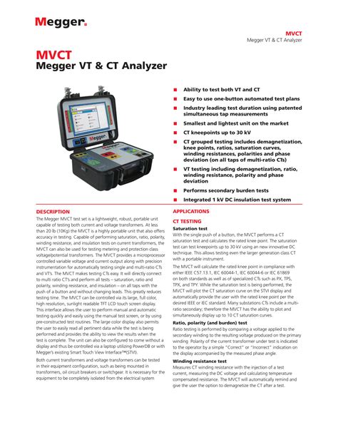 Solution Current Transformer And Voltage Transformer Ct Pt Analyzer