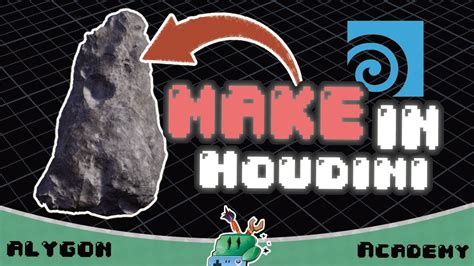 making asteroid in houdini beginner tutorial youtube