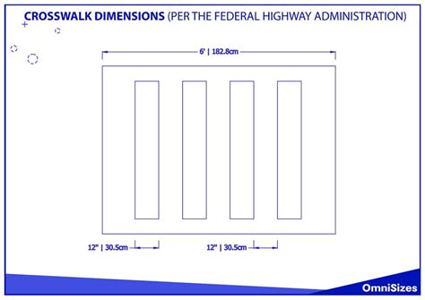 Crosswalk Dimensions Sizes Of Objects And Stuff