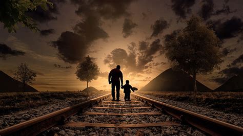 Father Son Hd Padre Hijo Fondo De Pantalla Hd Wallpaperbetter