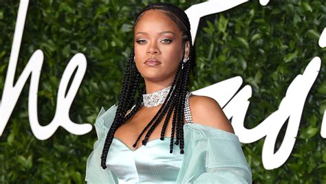 Rihanna In Bathing Suit Top Flaunts Fuzzy Green Outfit — Celebwell