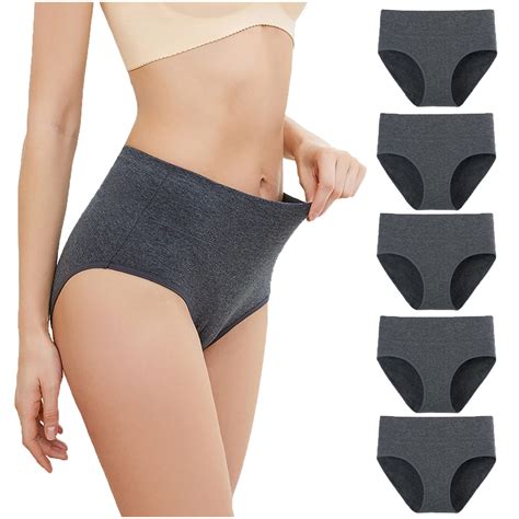 Tumotour Oversized Underwear For Women Cotton Panties High Waist Panty