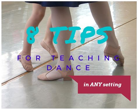8 Tips For Teaching Dance