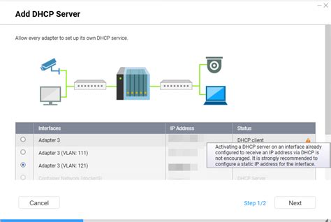 simplified and optimized dhcp server configuration in qts 5 2 4 quts