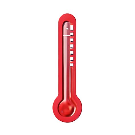 Thermometer 3d Rendering Icon Illustration 28870315 Png