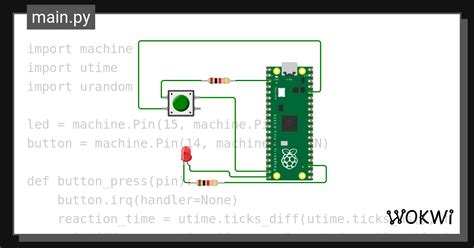 Button Code Utime Random Wokwi ESP STM Arduino Simulator