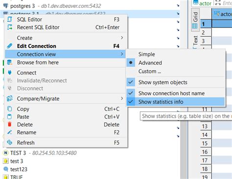 New Table Size Column Issue Dbeaver Dbeaver GitHub