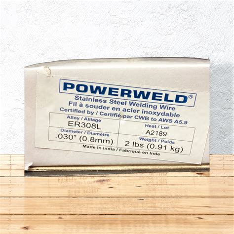 Powerweld Er308l 8mm 91 K Gasco