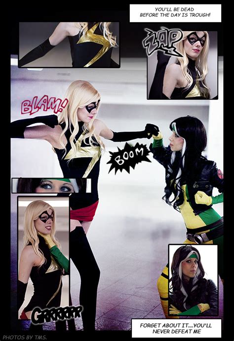 Ms Marvel Vs Rogue By Rukiii On Deviantart