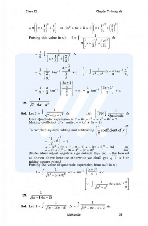 Ncert Solutions For Class 12 Maths Chapter 7 Exercise 7 4 Mathongo