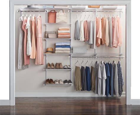 Closetmaid Shelftrack Wire Closet Organizer System