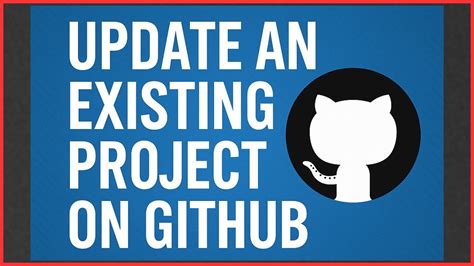 how to push code updates to an existing github repository youtube