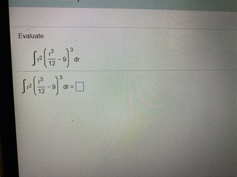 Solved Evaluate Chegg
