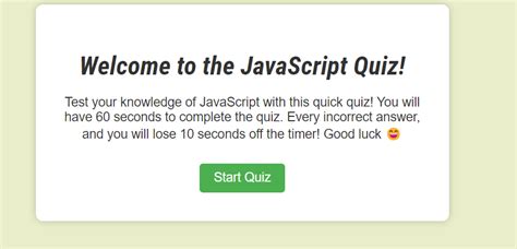 Github Dirie93javascript Quiz