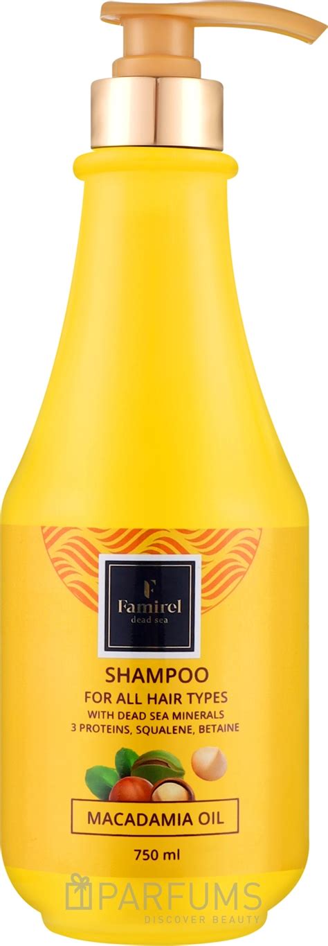 Шампунь для всех типов волос с маслом макадамии - Famirel Macadamia Oil ...