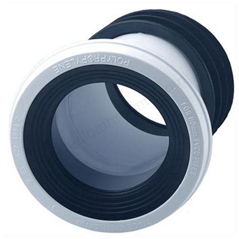 Twyford Wc Outlet Connector P Trap Outlet Connector WF1240WH