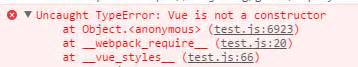 Webpack Vue Is Not A Constructor Stack Overflow