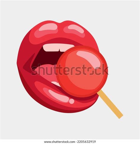 Sexual Lips Candy Sexy Sweet Dream Stock Vector Royalty Free Shutterstock