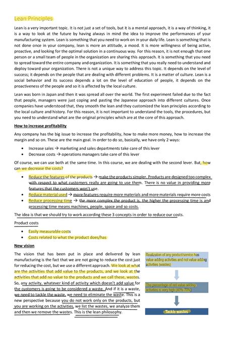 Operations Management Part 2 Docsity