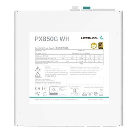 Px850g Wh Deepcool