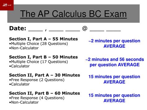 PPT AP Calculus BC Exam Structure Tips And Scoring Explained PowerPoint Presentation ID