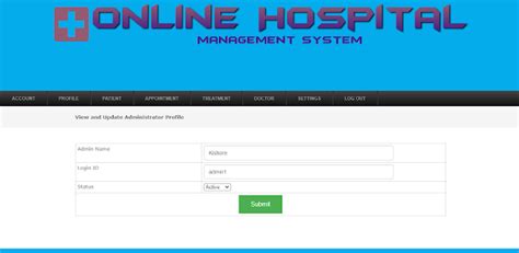 Online Hospital Management System Using Php Mysql With Source Code