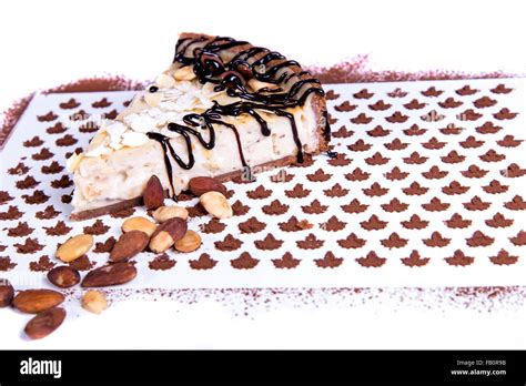 Almond Tart Cake Stock Photo Alamy